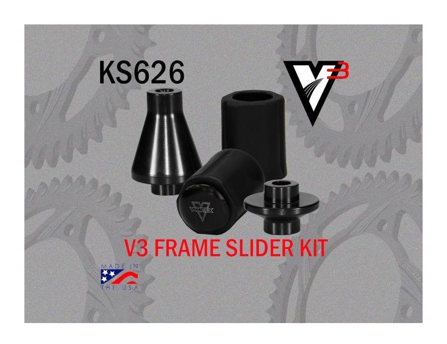 Vortex V3 Frame Sliders Yamaha R6 2006-2016 - Cycle Gear