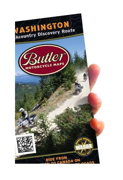 Butler Maps Washington Backcountry Discovery Route - Cycle Gear
