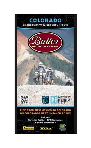 Butler Maps Colorado Backcountry Discovery Route - Cycle Gear