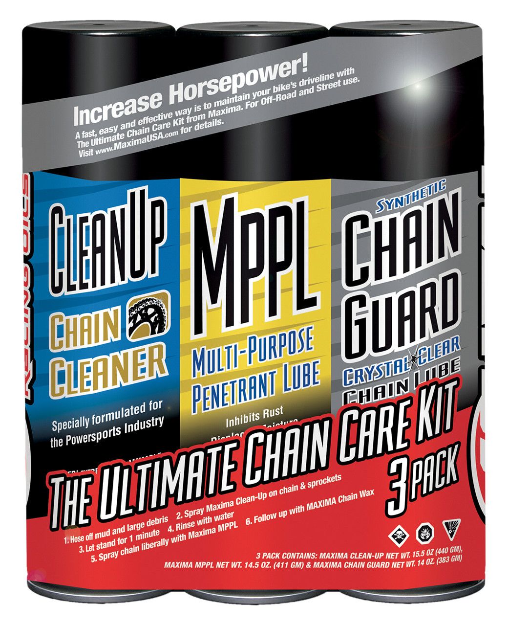 Maxima Chain Care Kit With Synthetic Chain Guard - Cycle Gear