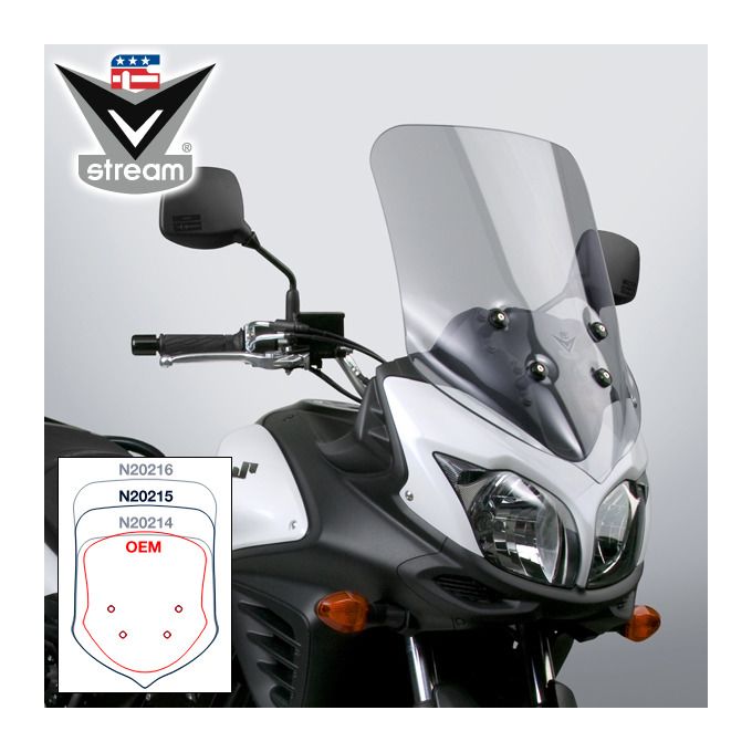 National Cycle VStream Sport Touring Windscreen Suzuki V-Strom 650 2012 ...