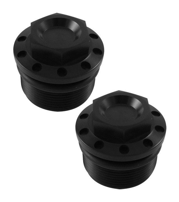 Joker Machine 39mm Fork Tube Caps For Harley 1987-2015 - Cycle Gear