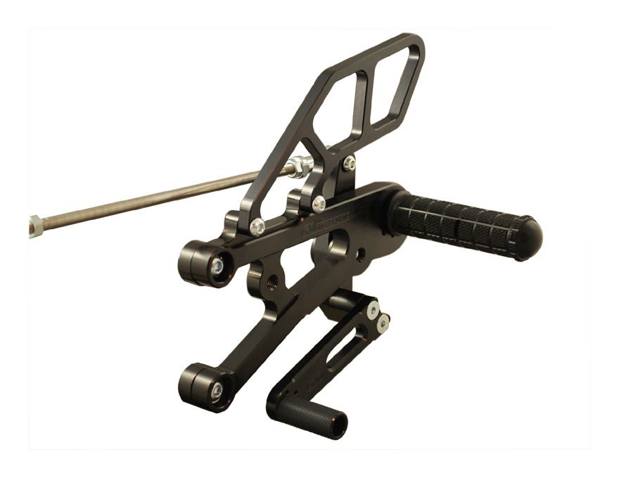 Woodcraft Rearset Kit Triumph Daytona 675 / R 2013-2018 - Cycle Gear