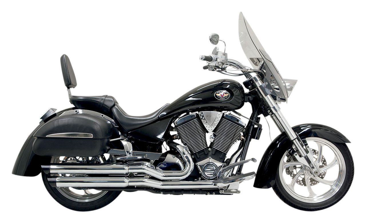 Bassani Pro-Street Slash-Cut Exhaust For Victory 2003-2005 - Cycle Gear