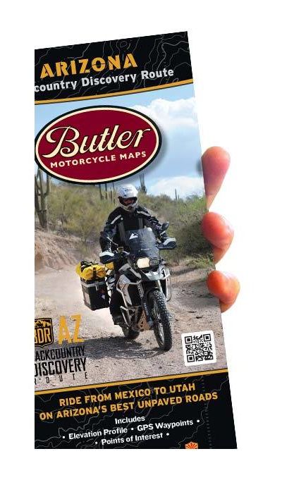 Butler Maps Arizona Backcountry Discovery Route - Cycle Gear