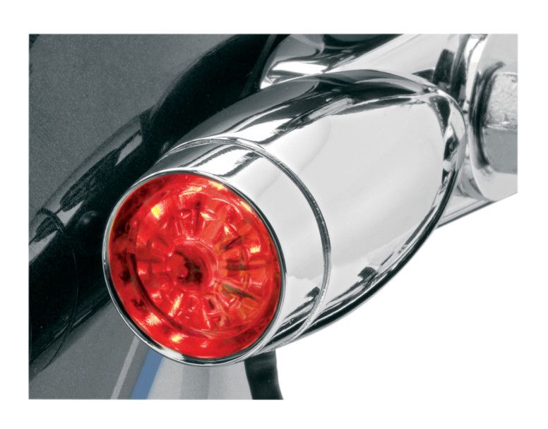 Kuryakyn LED Strut Mount Mini Bullet Marker Lights For Harley 1984-2010 ...