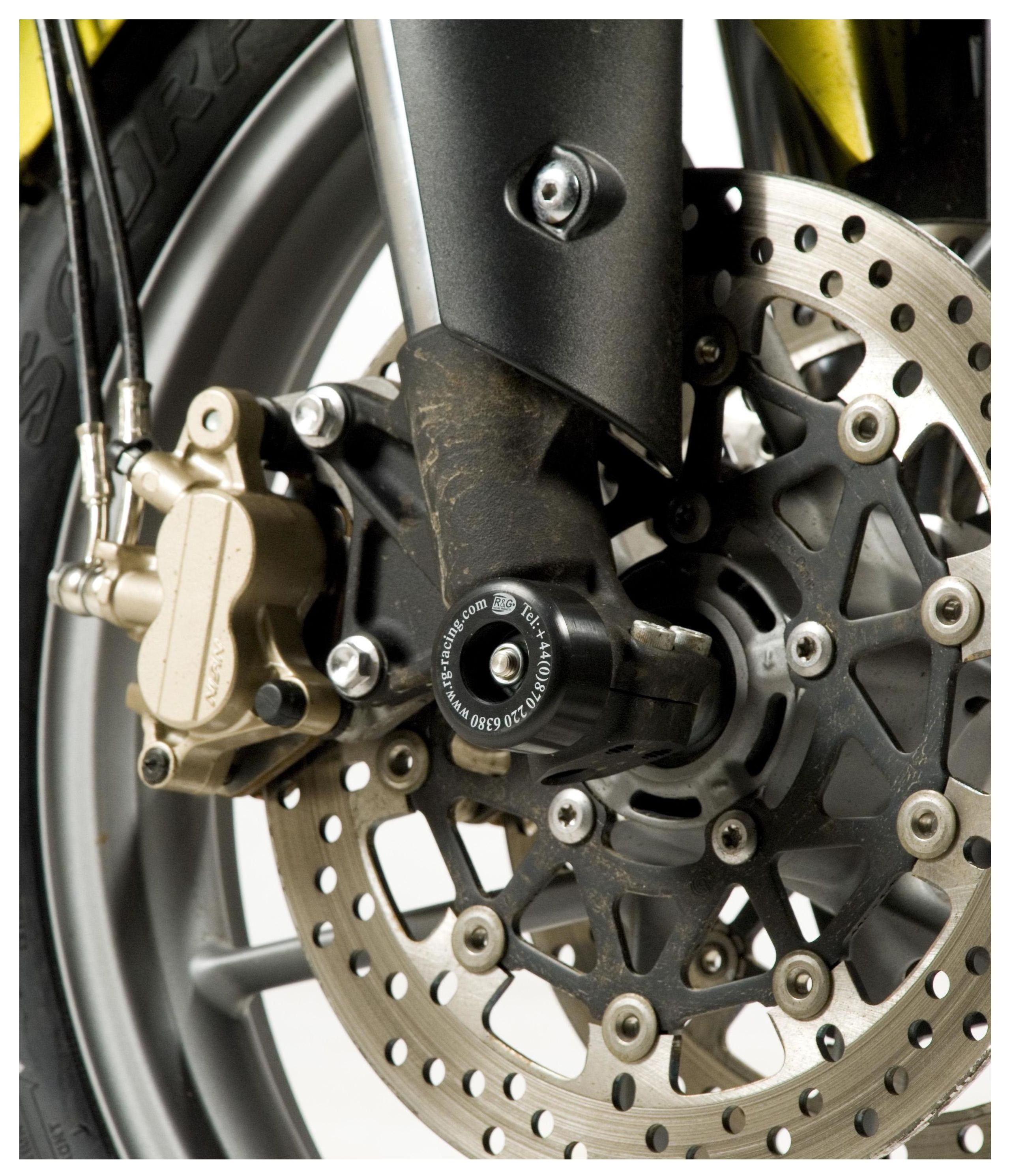 R&G Racing Front Axle Sliders Triumph Tiger 800 / XC / XCX - Cycle Gear