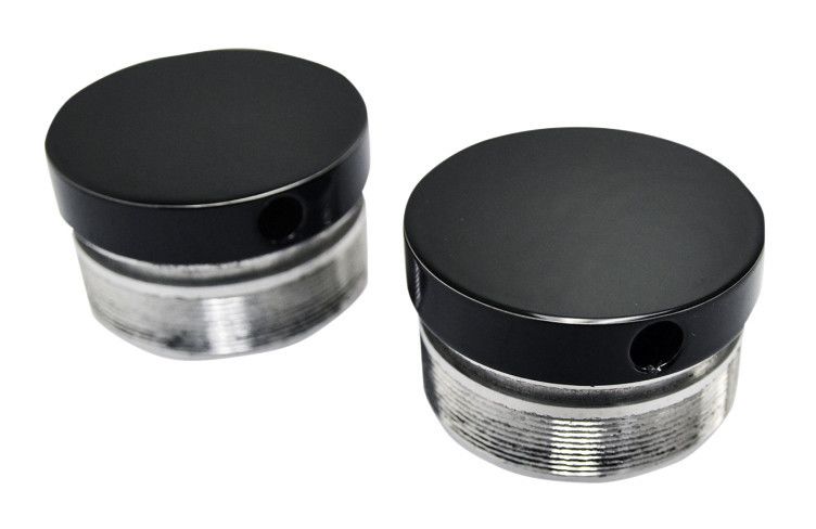 LA Choppers Flush-Mount Fork Caps For Harley - Cycle Gear