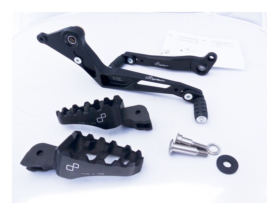 Lightech Rearsets Ducati Hyperstrada 821 / Hypermotard 821 - Cycle Gear