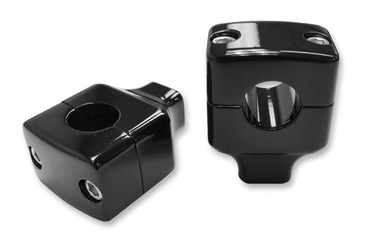 LA Choppers Square Column Risers For 1" Handlebars - Cycle Gear