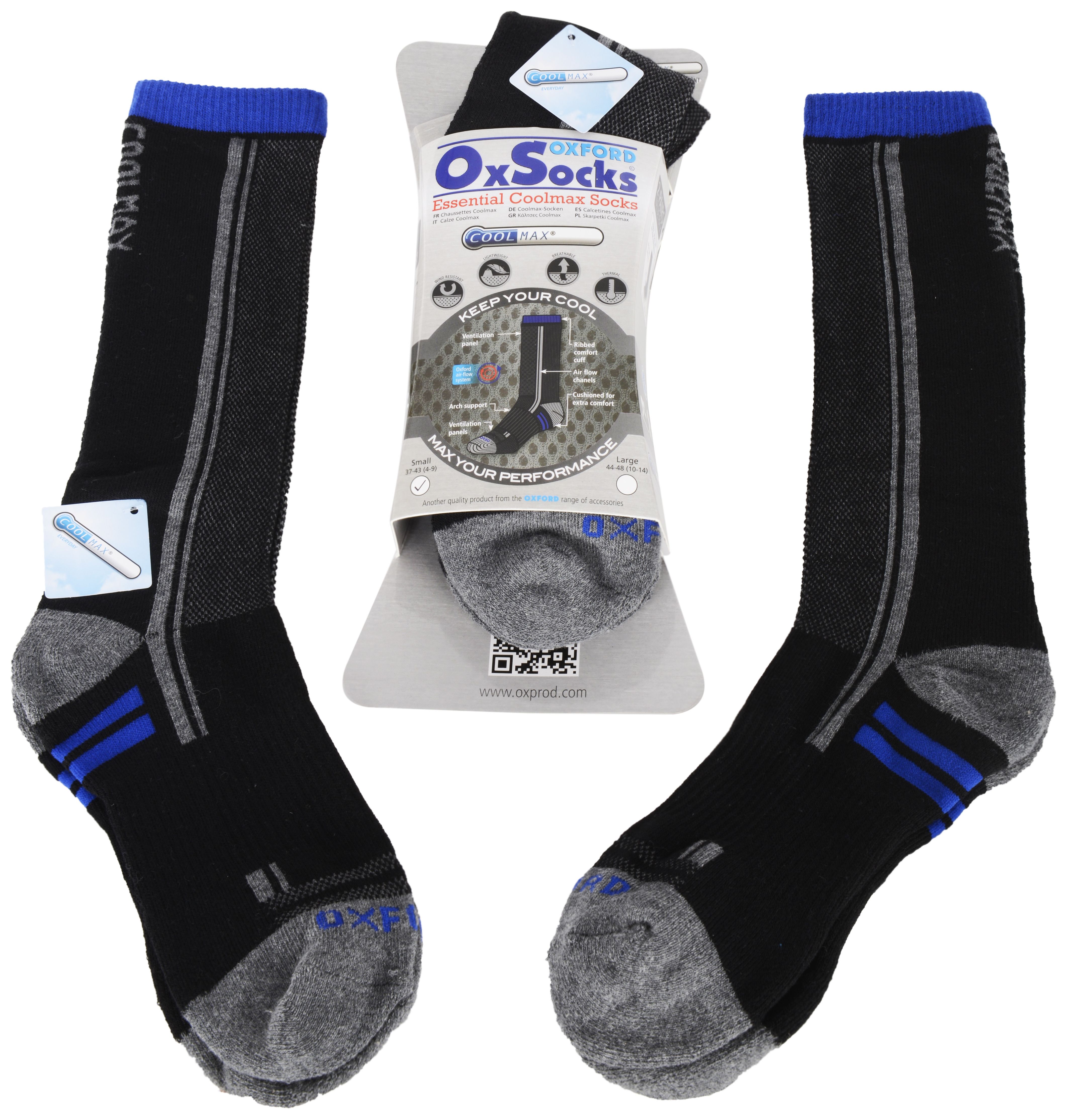 Oxford Coolmax Socks - Cycle Gear
