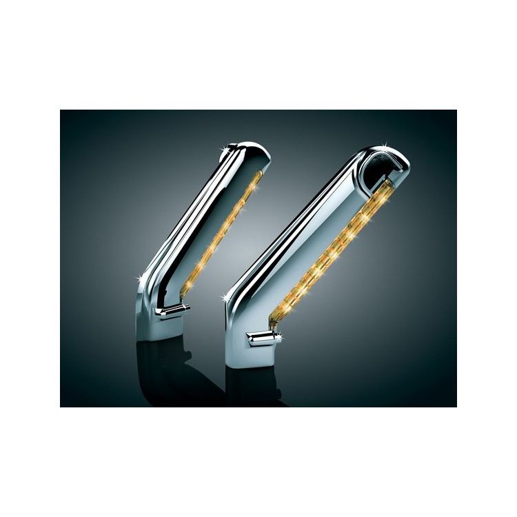 Kuryakyn LED Lighted Mirror Stem Covers For Harley 2003-2013 - Cycle Gear