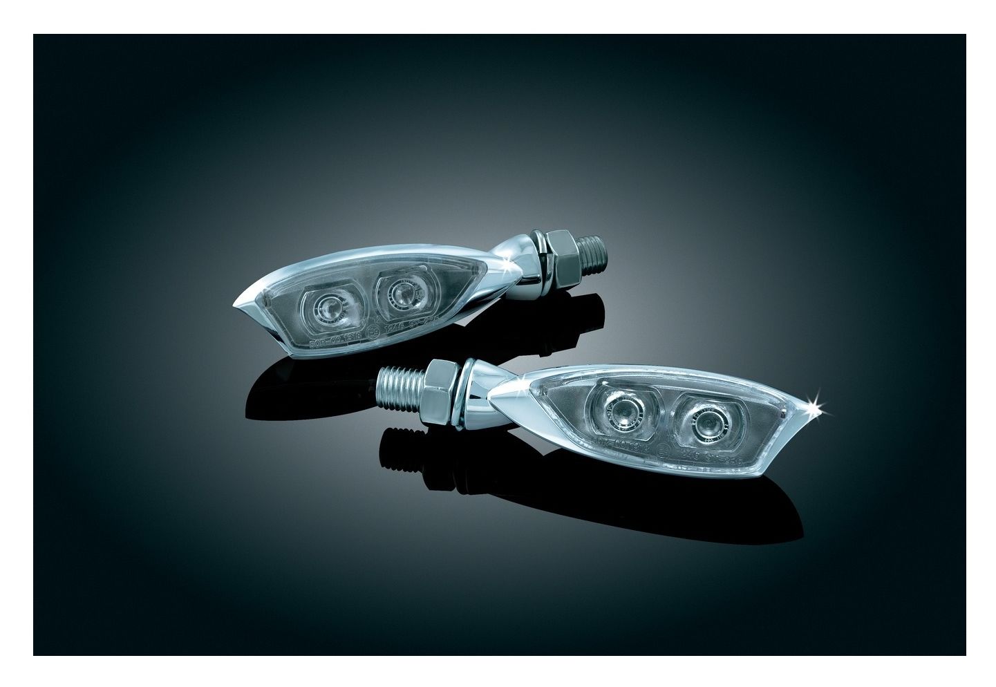 Kuryakyn LED Razor Eyes Mini Turn Signals - Cycle Gear