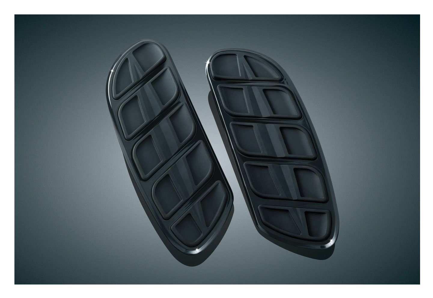 Kuryakyn Kinetic Swept Wing Driver Floorboard Inserts For Harley 2004 ...