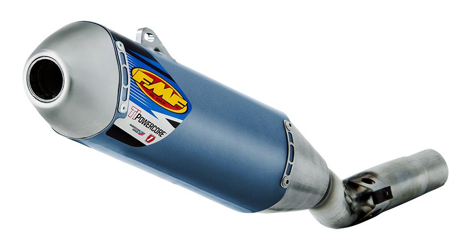 FMF Titanium Powercore HEX Slip-On Exhaust - Cycle Gear