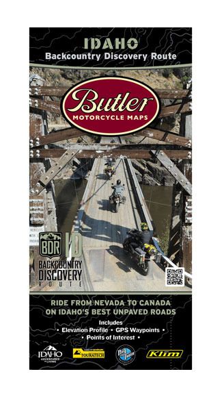 Butler Maps Idaho Backcountry Discovery Route - Cycle Gear