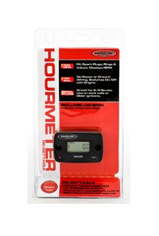 Hardline Resettable Hour Meter / Tachometer - Cycle Gear