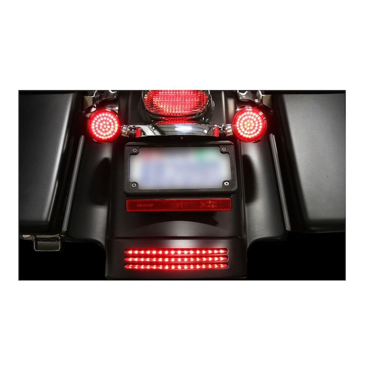 Custom Dynamics LED Tri-Bar Rear Fender Tip Light For Harley Touring ...
