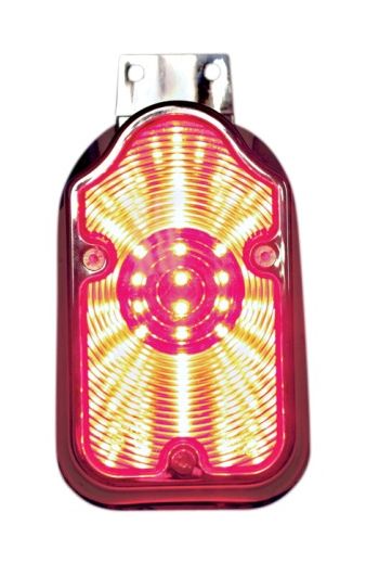 Custom Dynamics LED Tombstone Taillight Insert For Harley - Cycle Gear