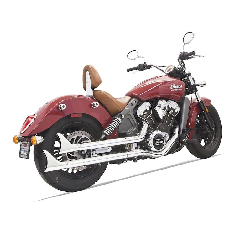 Bassani Fishtail Slip-On Mufflers For Indian Scout 2015-2016 - Cycle Gear