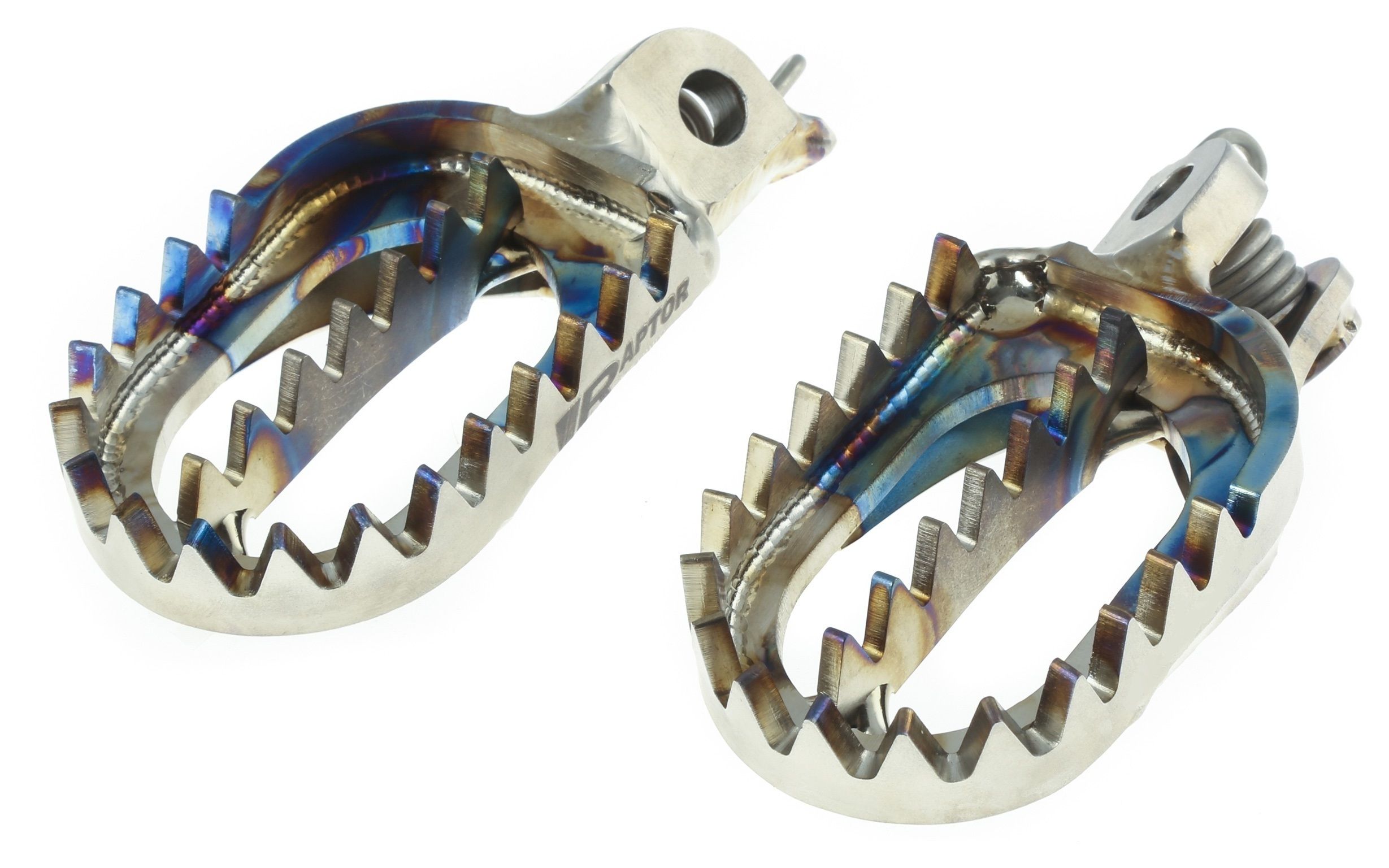Raptor Titanium Footpegs Yamaha YZ / YZF / FX 125cc-450cc 1999-2026 ...