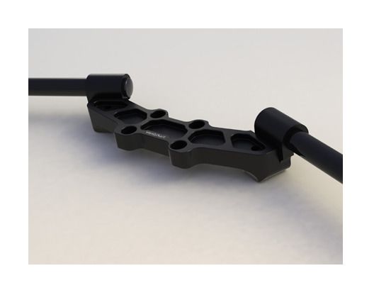 Woodcraft Clip-On Risers w/ Adapter Plate - Cycle Gear