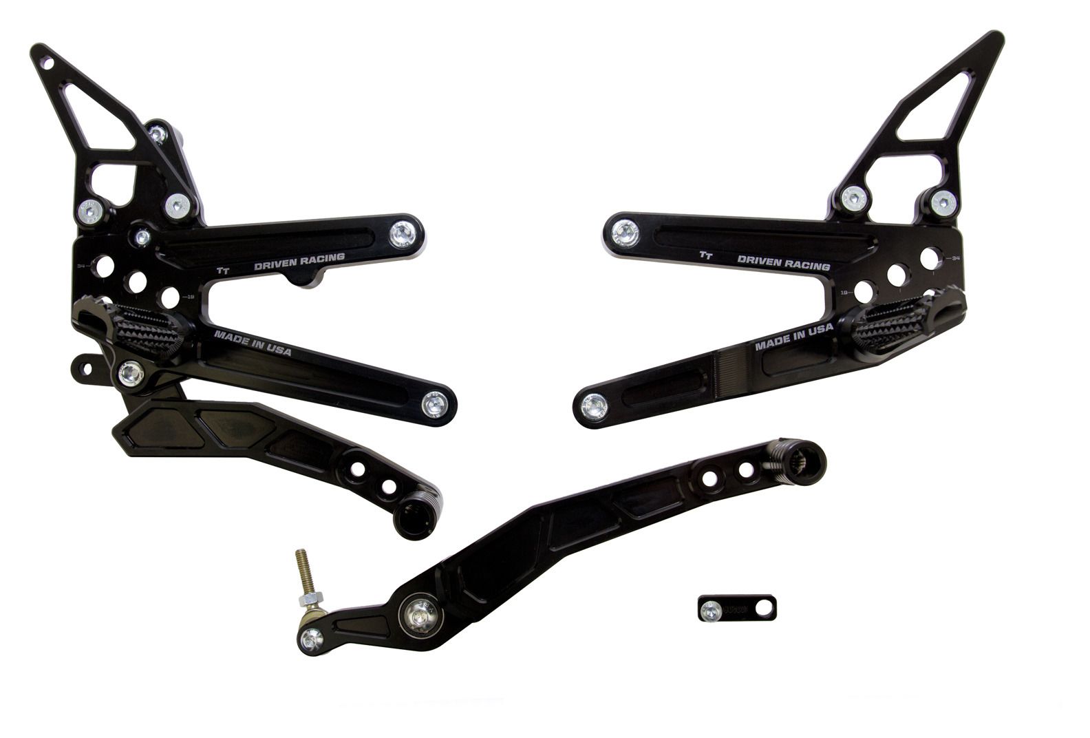 Driven Racing TT Rearsets Yamaha R1 2009-2014 - Cycle Gear