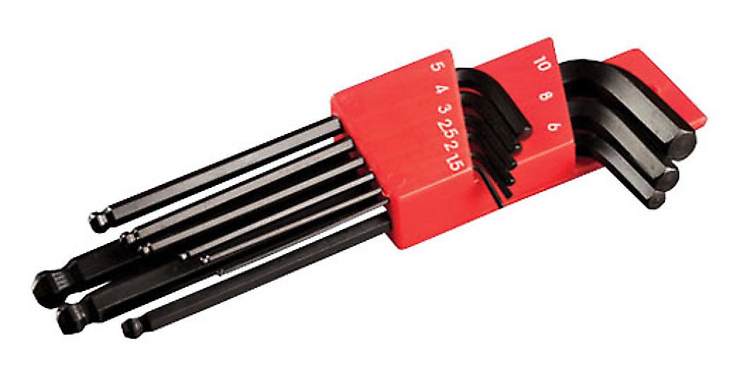 Stockton Hex Key Ball End Allen Set - Cycle Gear