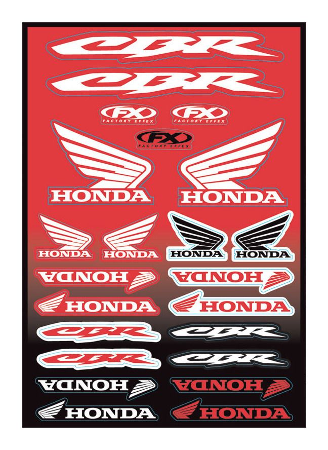 Factory Effex OEM Decal Sheet - Cycle Gear