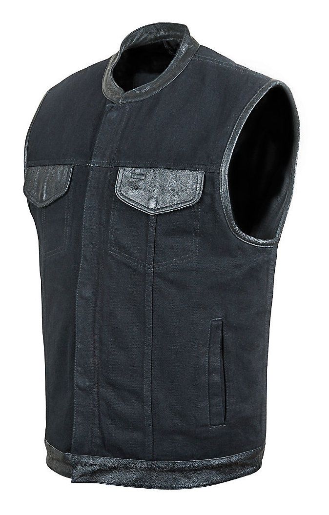 Street & Steel Anarchy Leather Vest - Cycle Gear