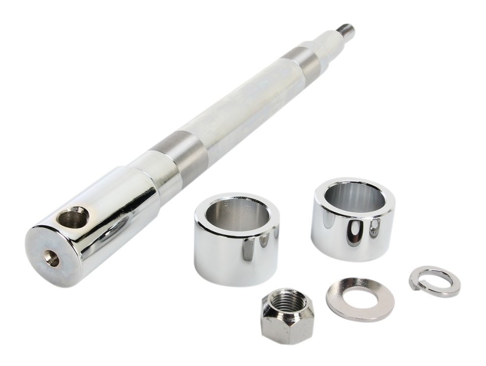 Drag Specialties Chrome Front Axle Kit For Harley - Cycle Gear