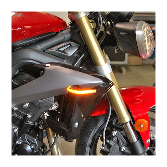 New Rage Cycles LED Front Turn Signals Triumph Street Triple / R 2013 ...