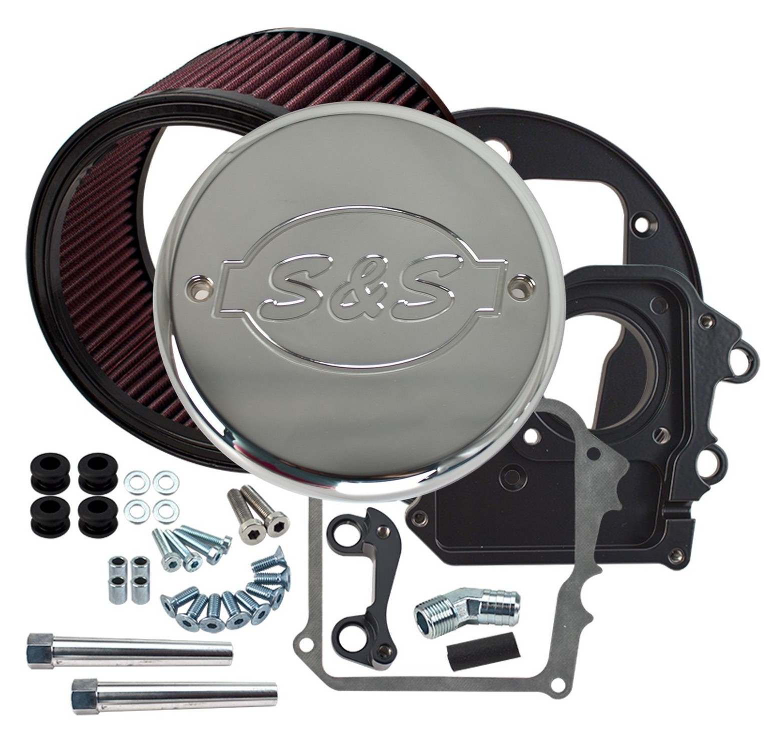 S&S Cycle High Flow Air Cleaner With Cover For Indian 2014-2026 - Cycle ...