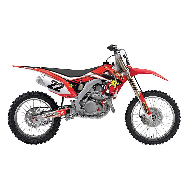 Factory Effex Rockstar Shroud / Airbox Graphics Kit Honda CRF150R ...