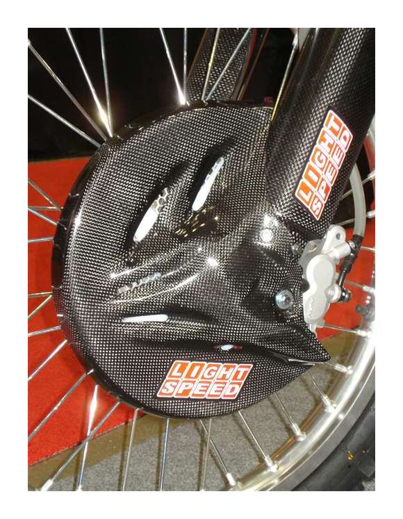 LightSpeed Front Disc Guard Honda CRF250R / CRF450R 2009-2012 - Cycle Gear