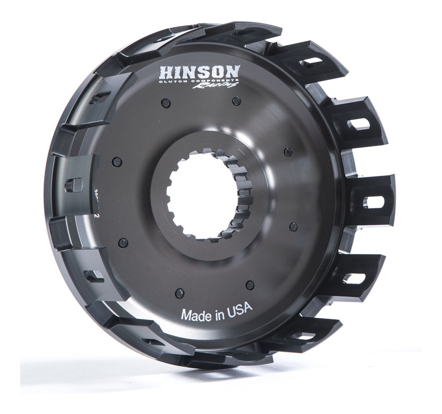 Hinson Billetproof Clutch Basket Suzuki RM80 / RM85 1989-2024 - Cycle Gear