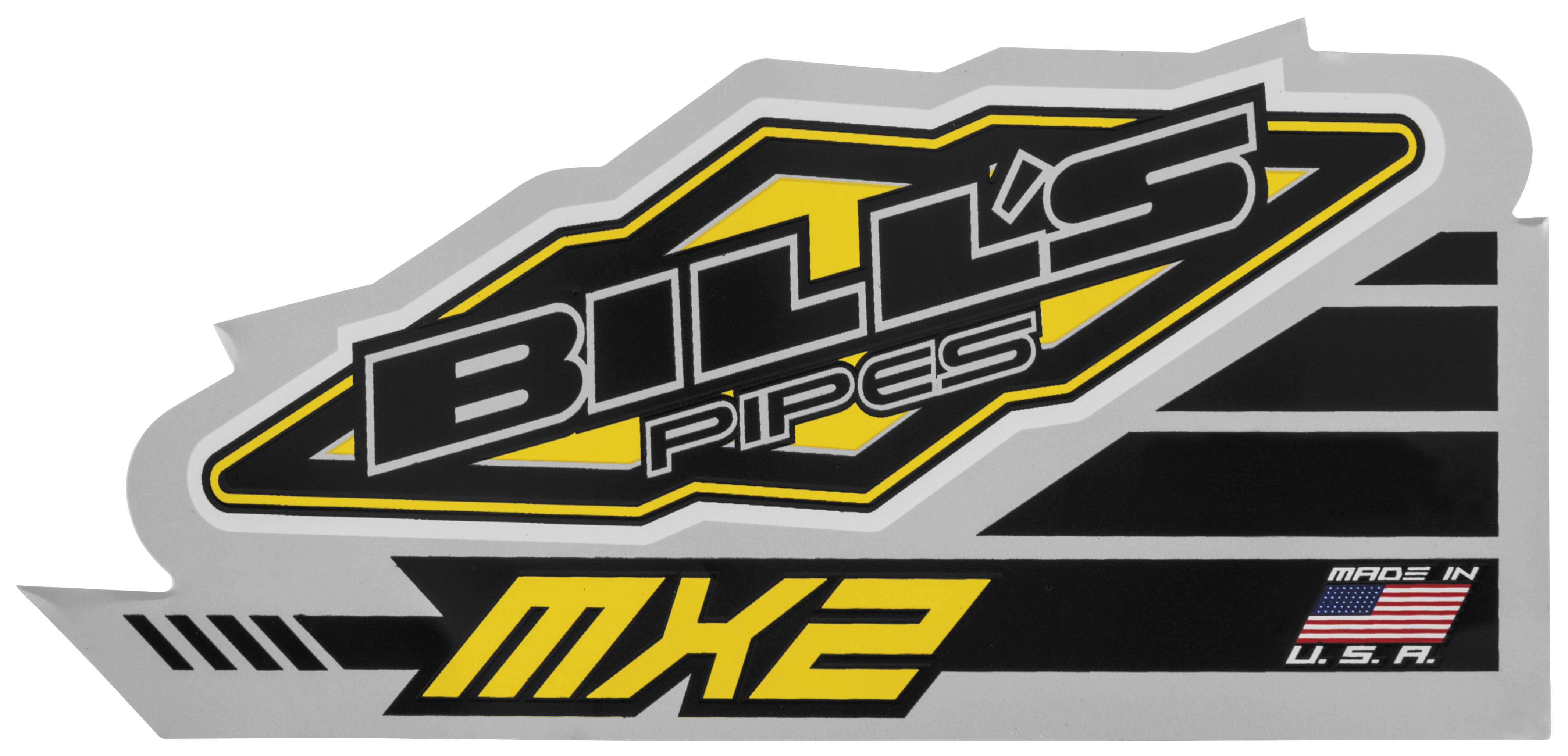 Bill's Pipes MX2 Silencer Decal - Cycle Gear