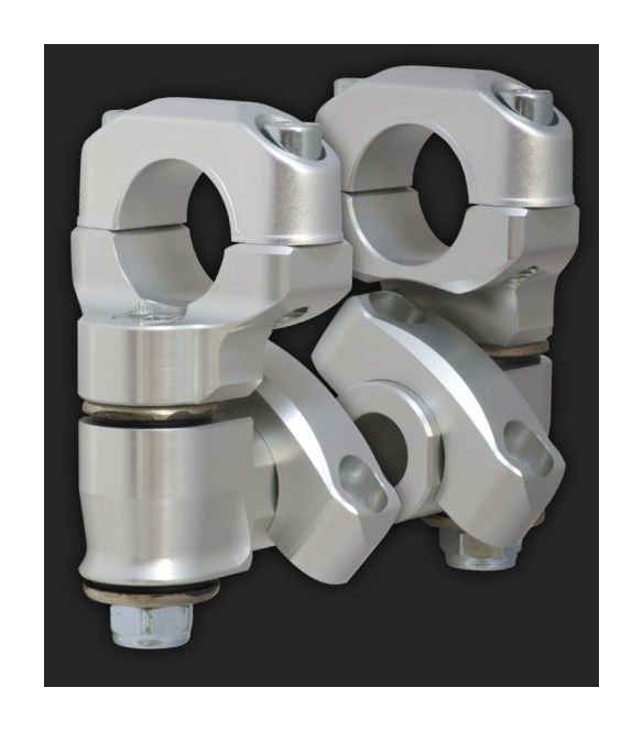 Rox Anti Vibe Handlebar Risers BMW R1200GS / R1250GS / Adventure ...