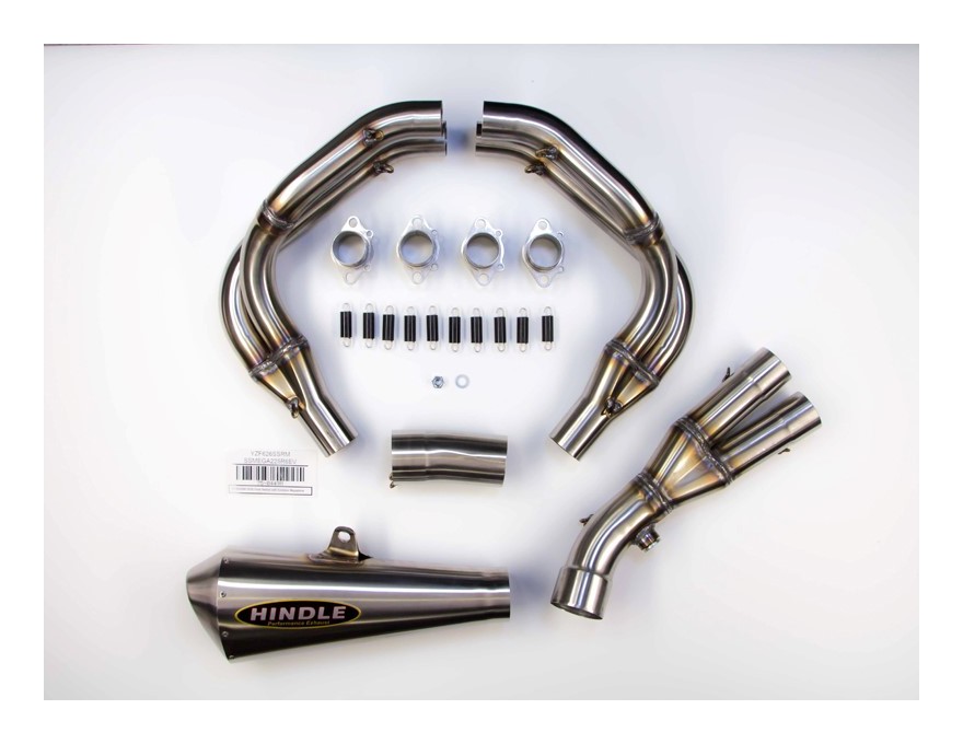 Hindle EVO Megaphone Exhaust System Yamaha R6 2006-2020 - Cycle Gear