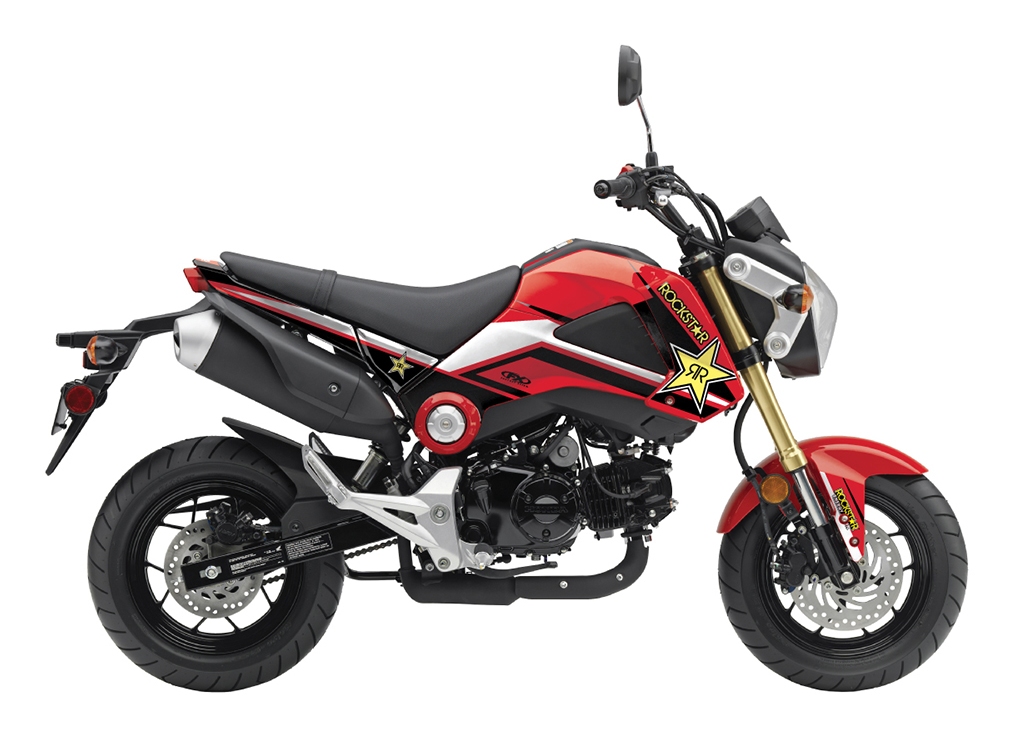Factory Effex Complete Rockstar Graphics Kit Honda Grom 2014-2015 ...