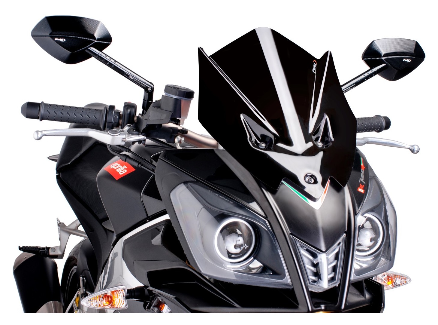 Puig Z-Racing Windscreen Aprilia Tuono V4 R 2011-2014 - Cycle Gear