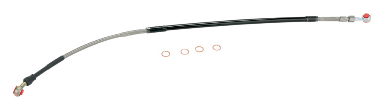 Moose Racing Stainless Steel Braided Rear Brake Line - Cycle Gear