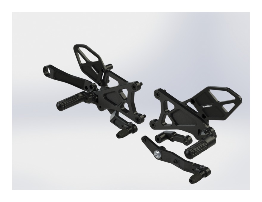 Vortex V3 2.0 Rearset Yamaha R6 2006-2020 - Cycle Gear