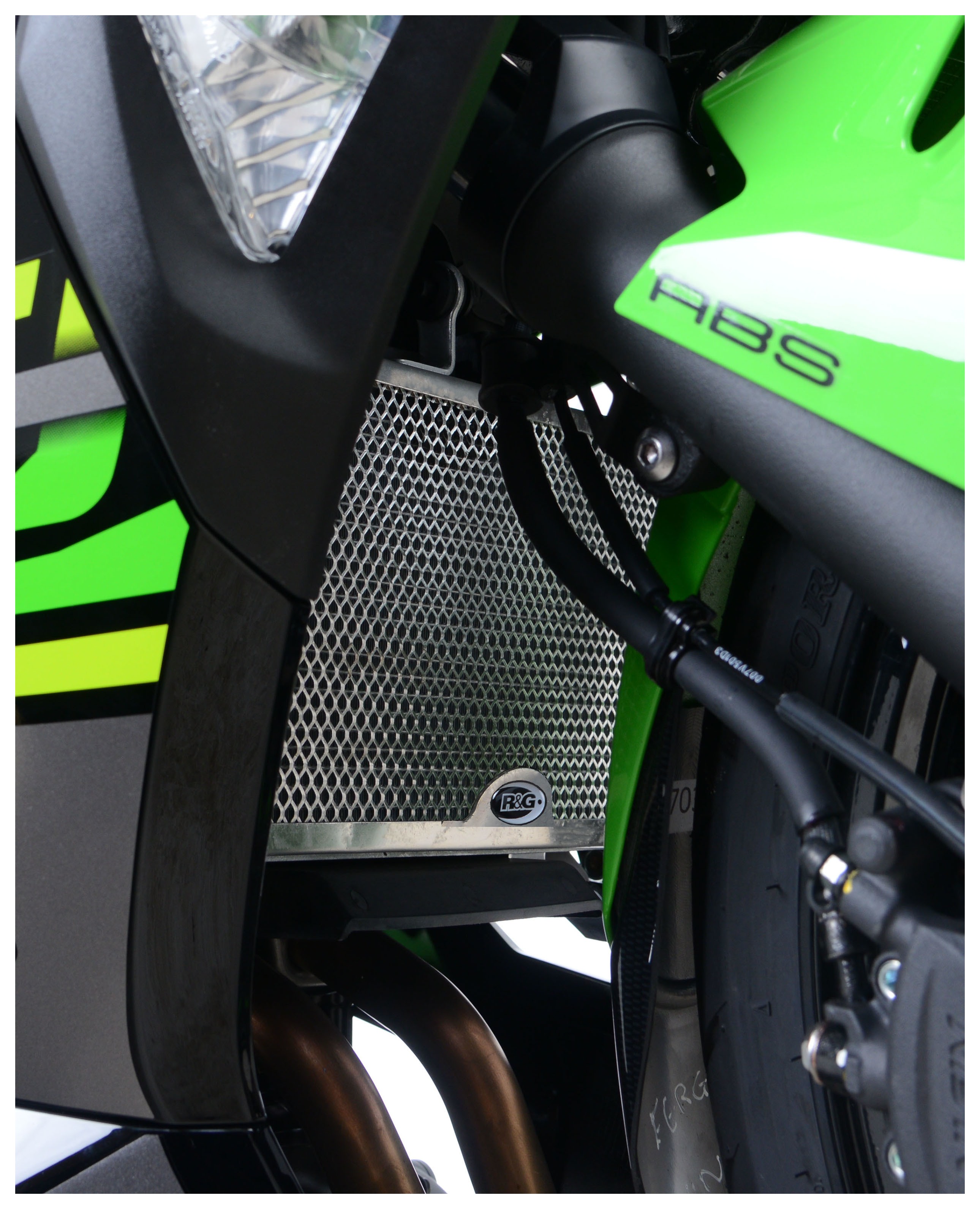 R&G Racing Radiator Guard Kawasaki Ninja 400 / Z400 2018-2023 - Cycle Gear