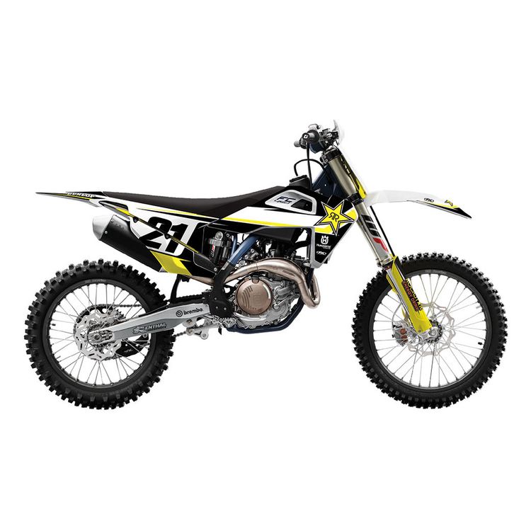 Factory Effex Rockstar Shroud / Airbox Graphics Kit Husqvarna TC / FC ...