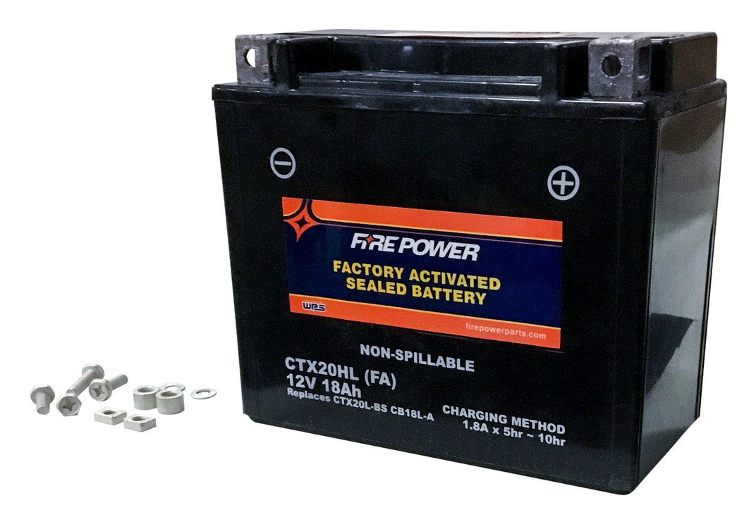 Fire Power Factory Activated Battery CTX20HL-BS - Cycle Gear