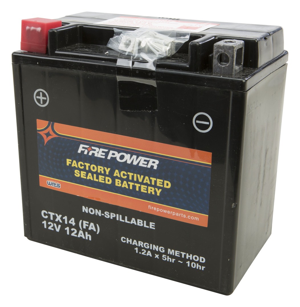 Fire Power Factory Activated Battery CTX14-BS - Cycle Gear