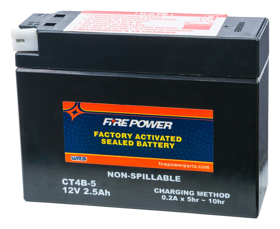 Fire Power Factory Activated Battery CT4B-5 - Cycle Gear