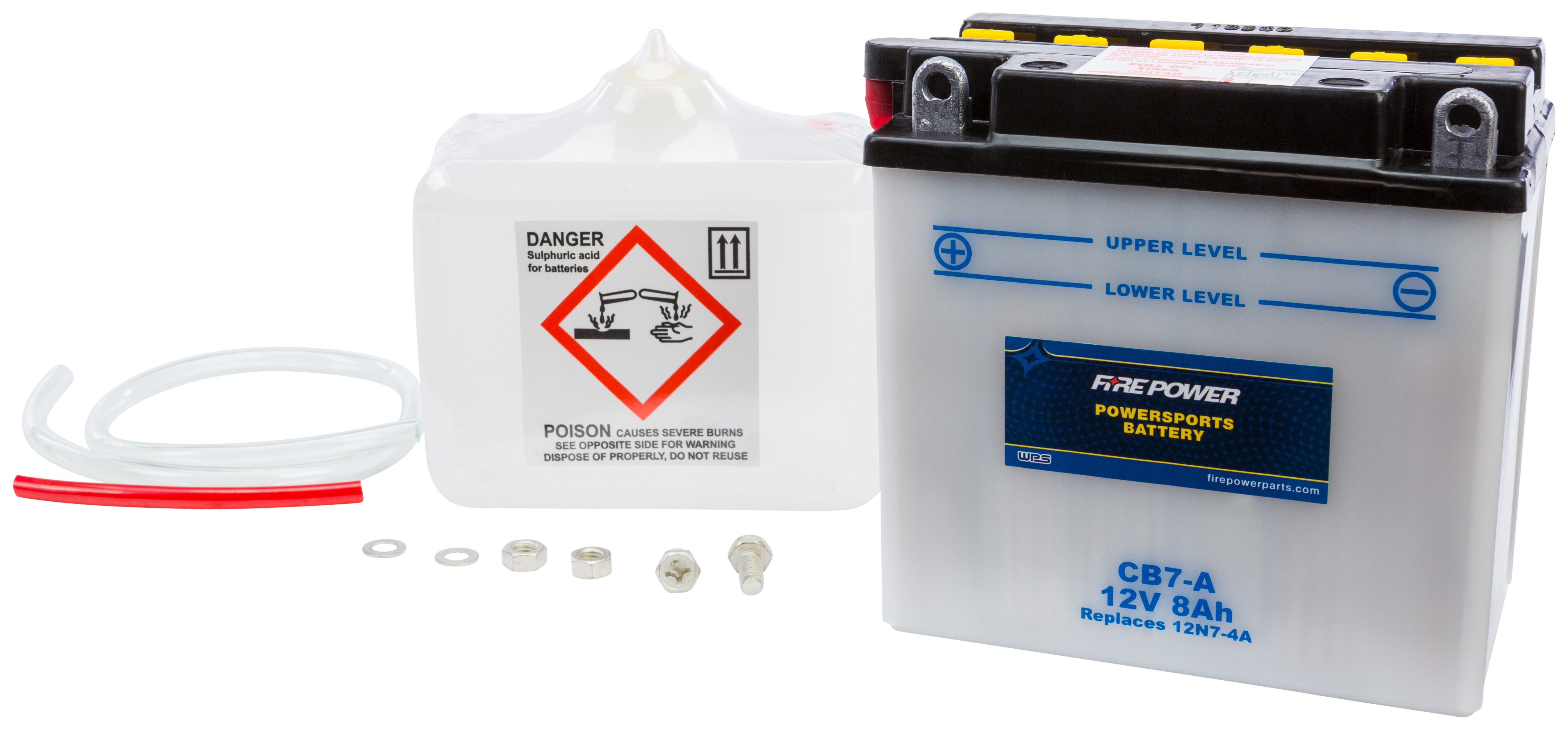 Fire Power Conventional Battery CB7-A - Cycle Gear