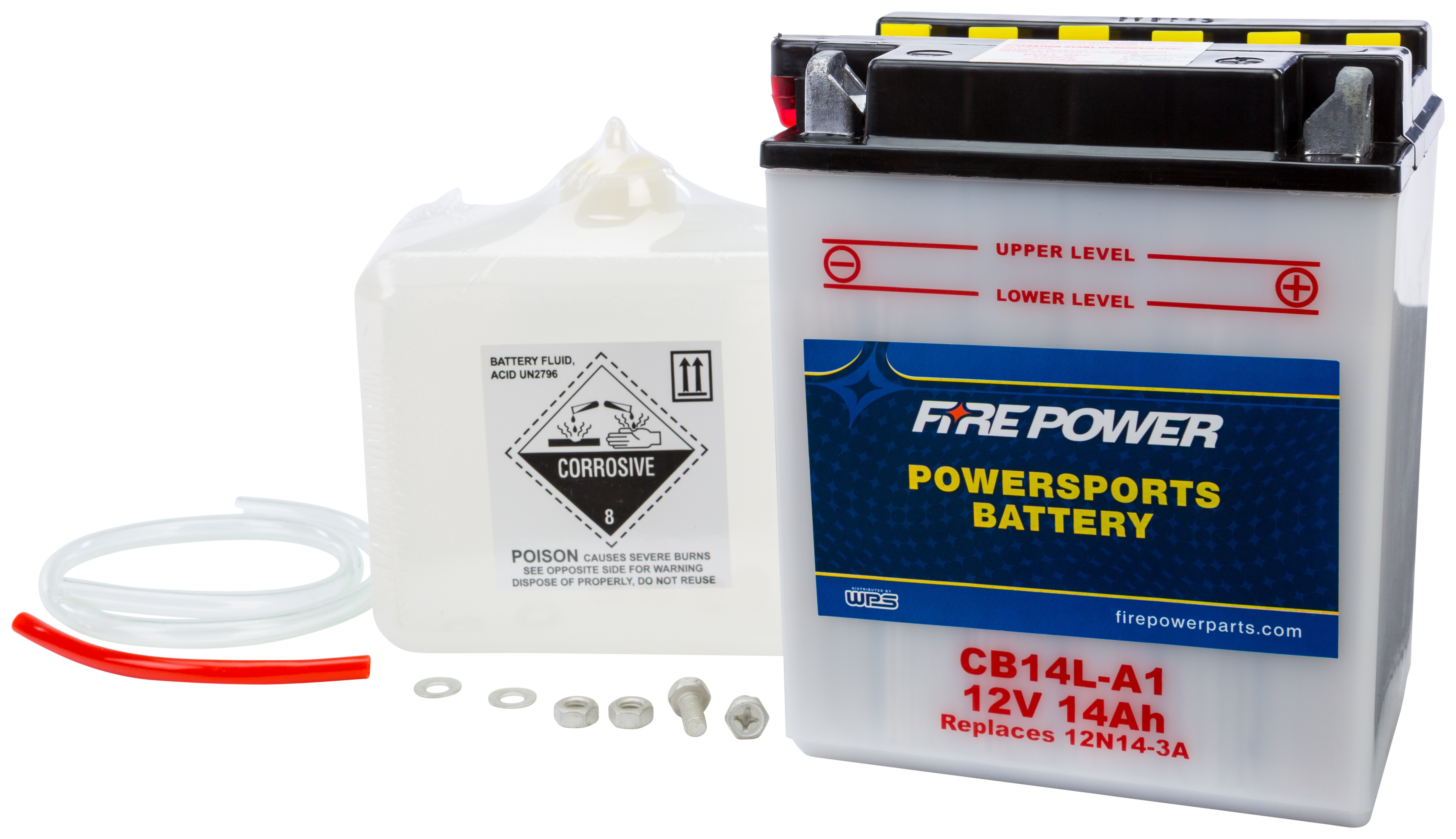 Fire Power Conventional Battery CB14L-A1 - Cycle Gear